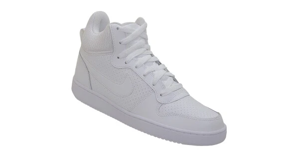TÊNIS NIKE CANO ALTO COURT BOROUGH MID FEMININO - Branco